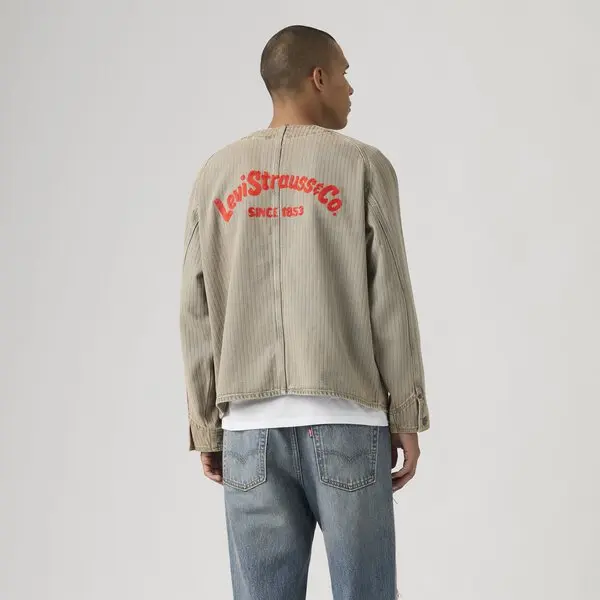 Levi'S Union Engineer Relaxed Cardigan In Uniform Badge - 30% Off